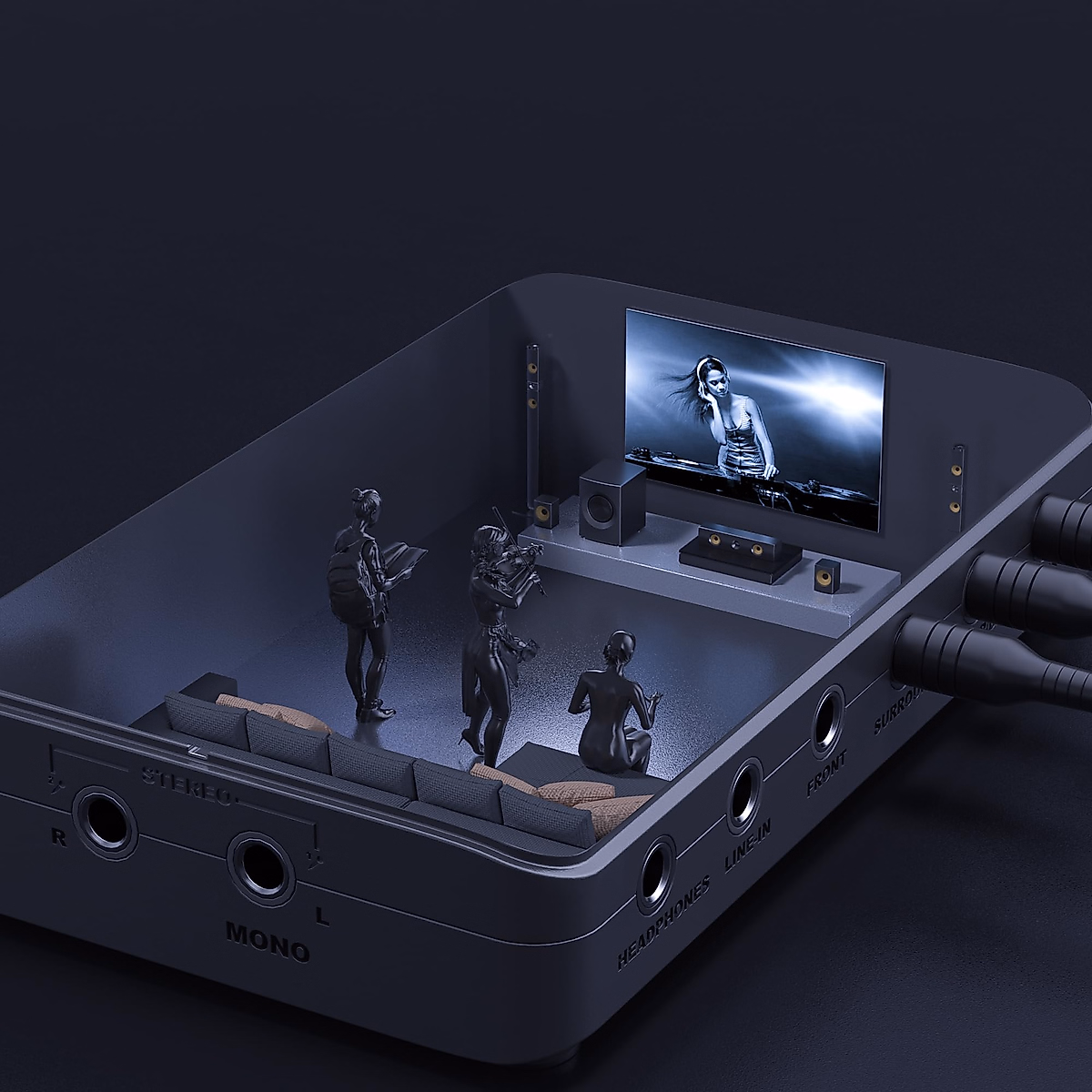 DriverGenius External 7.1/5.1USB Sound Card, with 3.5mm MIC and 2.1 SPDIF - Compatible for Windows 11 & Mac (U2AUDIO7-1)