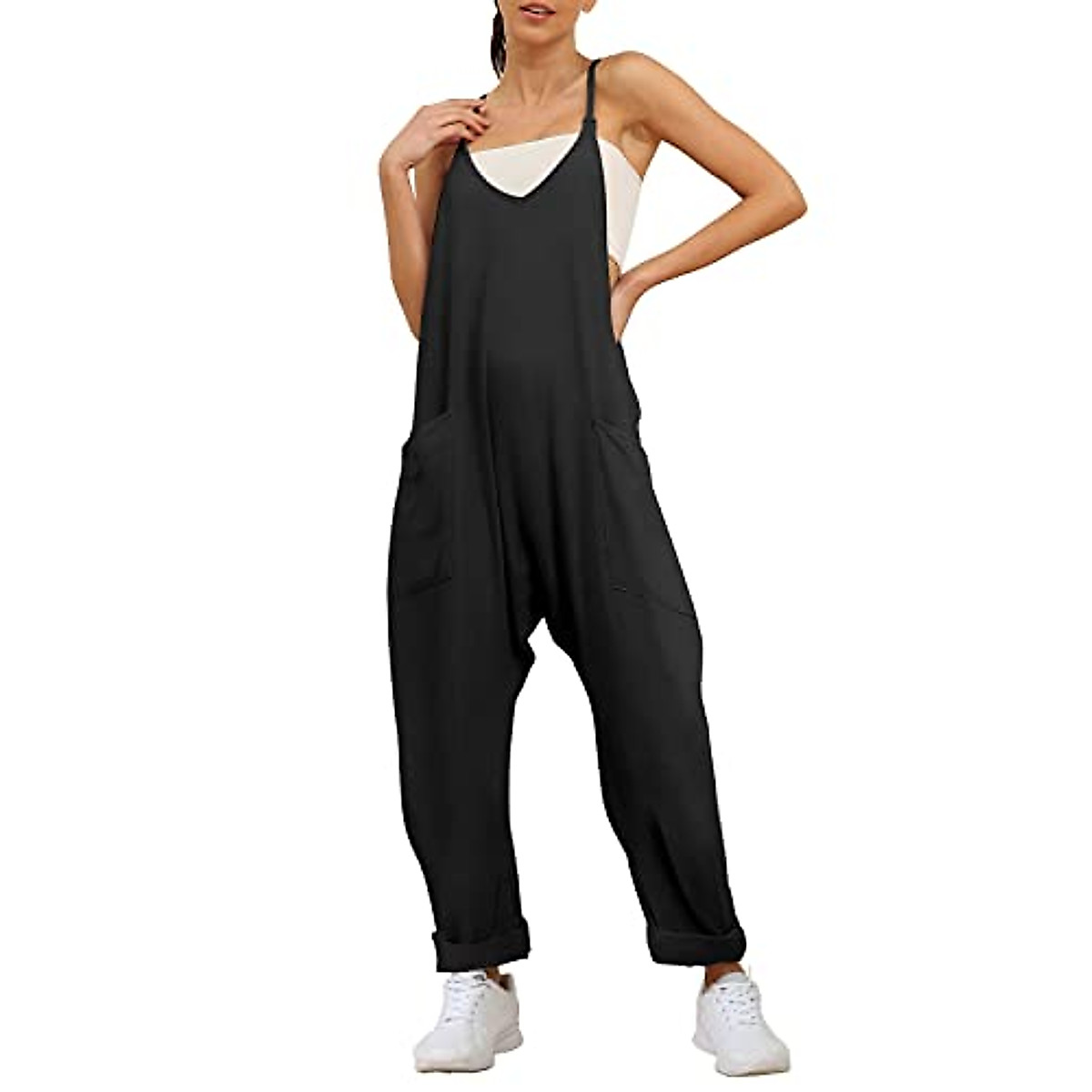 Jumpsuits for Women Casual Summer Rompers Maternity Clothes Baggy Harem Overalls Onesie Jumpers Comfy Dressy Outfits 2023