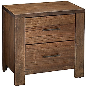 Progressive Furniture Brayden Nightstand, 26" x 17" x 25", Brown