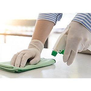 100 Disposable Latex Gloves, Powder Free Size X-large