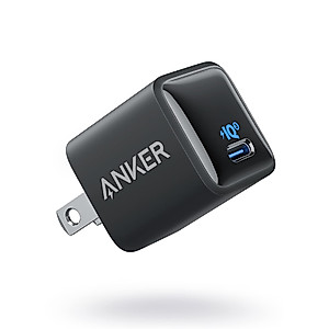 Anker USB C 20W, 511 Charger (Nano), PIQ 3.0 Durable Compact Fast Charger for iPhone 13/13 Mini/13 Pro/13 Pro Max/12, Galaxy, Pixel 4/3, iPad/iPad Mini (Cable Not Included)