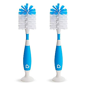 Munchkin® Bristle™ Bottle Brush, Blue, 2 Pack