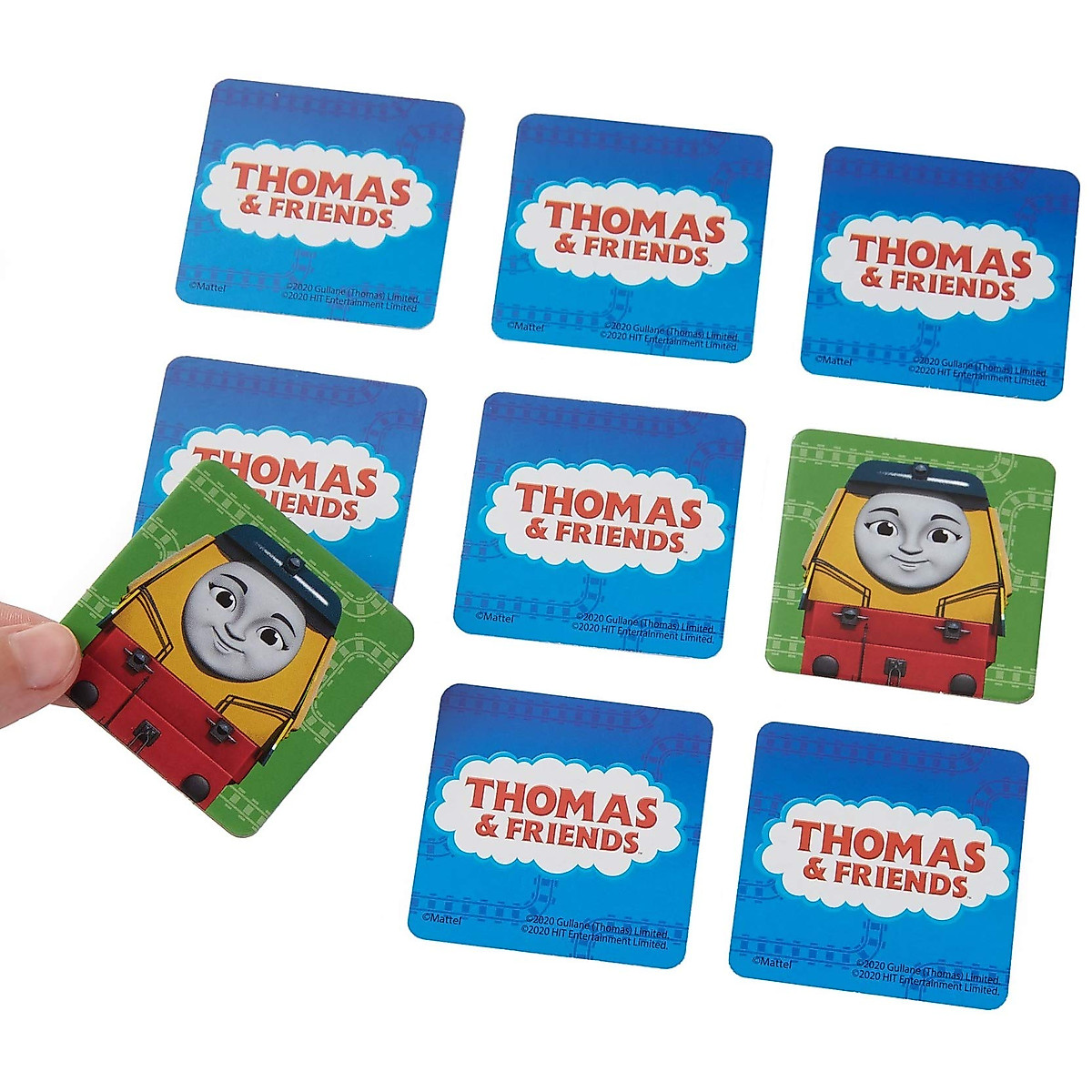 Mattel GamesFisher-Price Make-A-Match Card Game with Thomas & Friends Theme, 56 Cards for 2 to 4 Players, Gift for Kids Ages 3 Years & Older