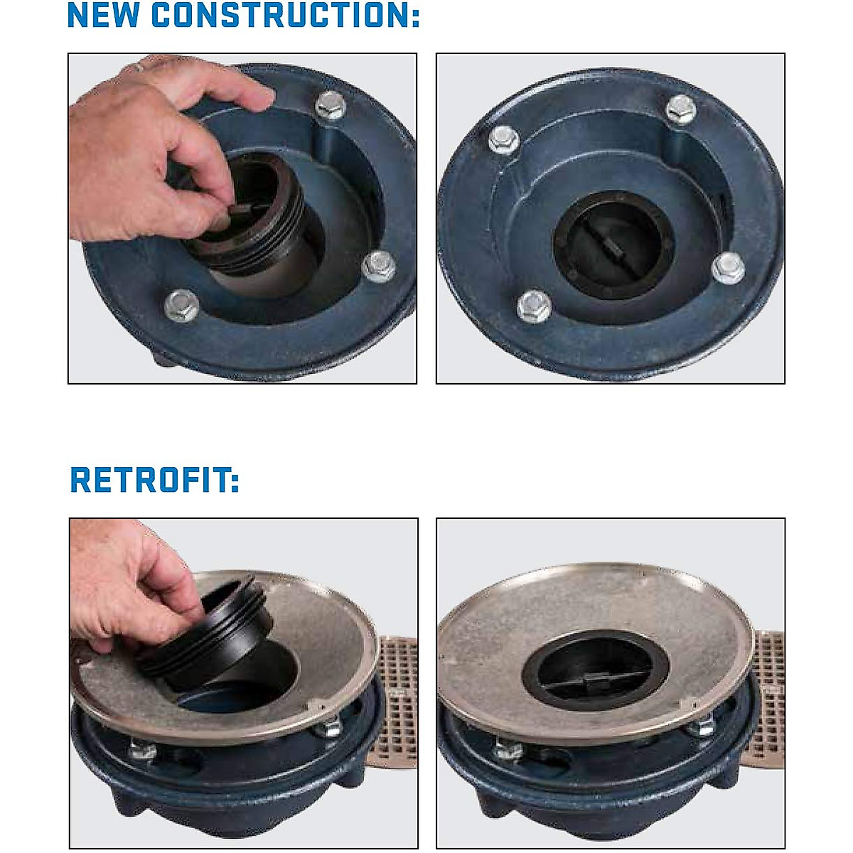 AB&A 69420 Trap-Tite 2" Floor Drain Trap Seal