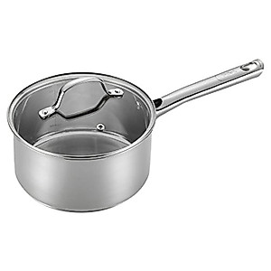 T-fal E75824 Performa Stainless Steel Dishwasher Safe Oven Safe Sauce Pan Cookware, 3-Quart, Silver