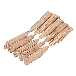 Pocket Hole Plug Set, Odourless Smoothly Surfaces Wooden Holes Jig Kit 50Pcs for DIY(Oak)