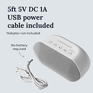 Yogasleep Soundcenter 6 Sound White Noise Machine with Timer Sleep Therapy for Adults & Baby 25 Volume Settings