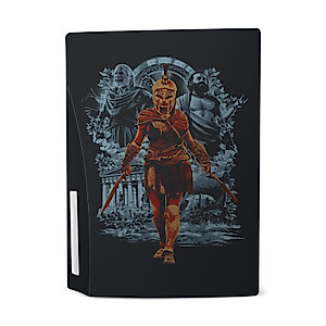 Head Case Designs Officially Licensed Assassin's Creed Kassandra Vine Odyssey Artwork Matte Vinyl Faceplate Sticker Gaming Skin Case Cover Compatible with Sony Playstation 5 PS5 Disc Edition Console