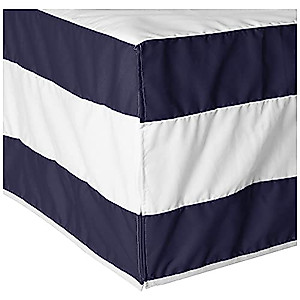 Baby Doll Sweet Lodge Collection Crib Skirt/Dust Ruffle in Navy