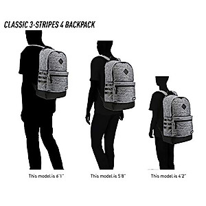 adidas Classic 3S Backpack, Black/White Test, One Size