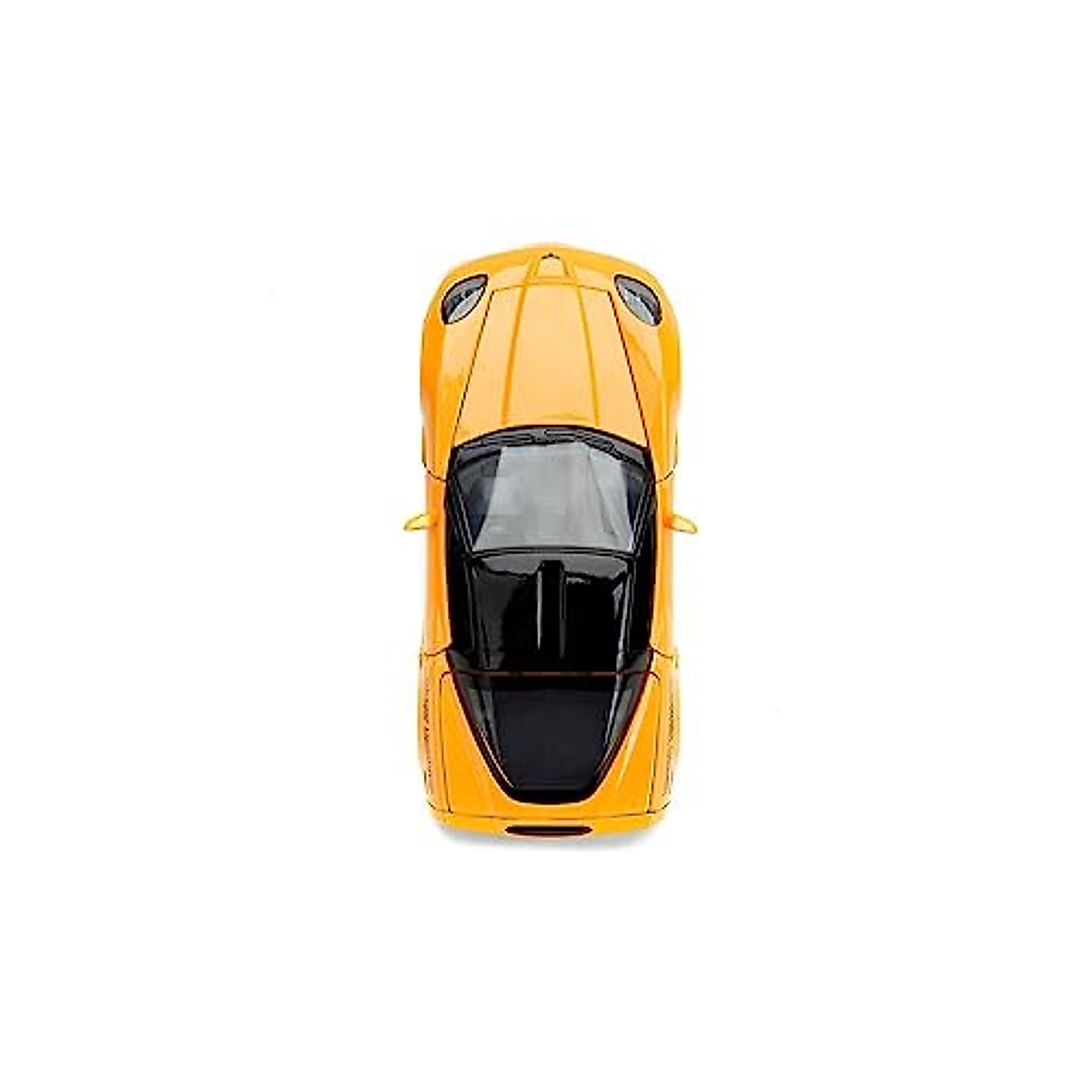 2006 Chevy Corvette Z06, Yellow - Jada Toys 34204/4-1/24 Scale Diecast Model Car