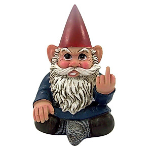Four Naughty Gnomes Set of 4 Home Decor Statues 4 Inch