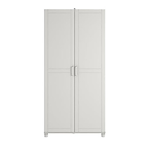 SystemBuild Callahan 36" Utility Storage Cabinet in White