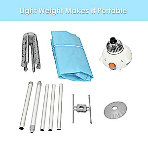 Giantex 17.6lbs Portable Washing Machine, 900W Clothes Dryer, Electric Laundry Dryer and Heater, Washer & Spinner Combo with Ventless Heating Stand for Apartment Travel RV