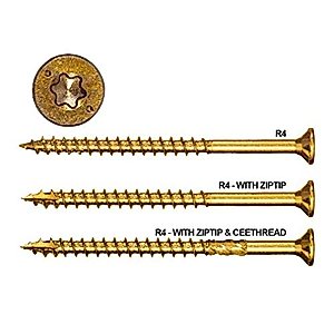 GRK Fasteners R4 Multi-Purpose Framing Screws #12/14x4-3/4" (100)