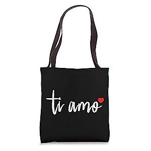 Ti Amo italiano I Love You Valentine's Day Relationship Tote Bag