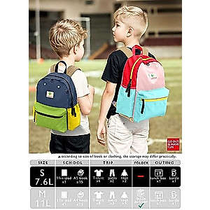 Preschool Toddler Backpack For Boys Girls, Toddler School Mini Backpack For School & Travel, Small Kids Child Backpacks, Preschool Kindergarten Elementary Toddler bag, 11" H, For Kids 2-4, Small