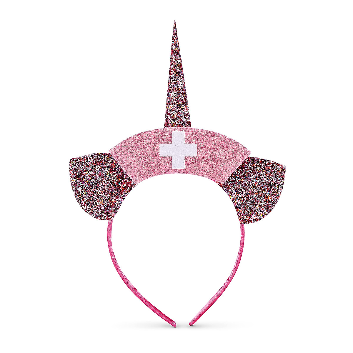 Rainbocorns Unicorn Rescue Surprise (Pink) by ZURU, Easter Basket Stuffers, Collectible Plush Stuffed Animal, Egg Toys, Sticker Pack, Magical Slime, Headband, Ages 3+ (DJ The Unicorn Plush)