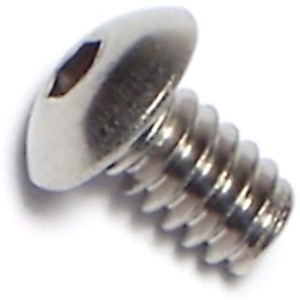 Hard-to-Find Fastener 014973178222 Button Head Socket Cap Screws, 6-32 x 1/4, Piece-20