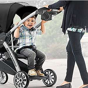 Chicco Bravo For2 Standing/Sitting Double Stroller, Iron