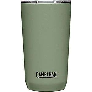 CamelBak Horizon 16 oz Tumbler - Insulated Stainless Steel - Tri-Mode Lid - Moss