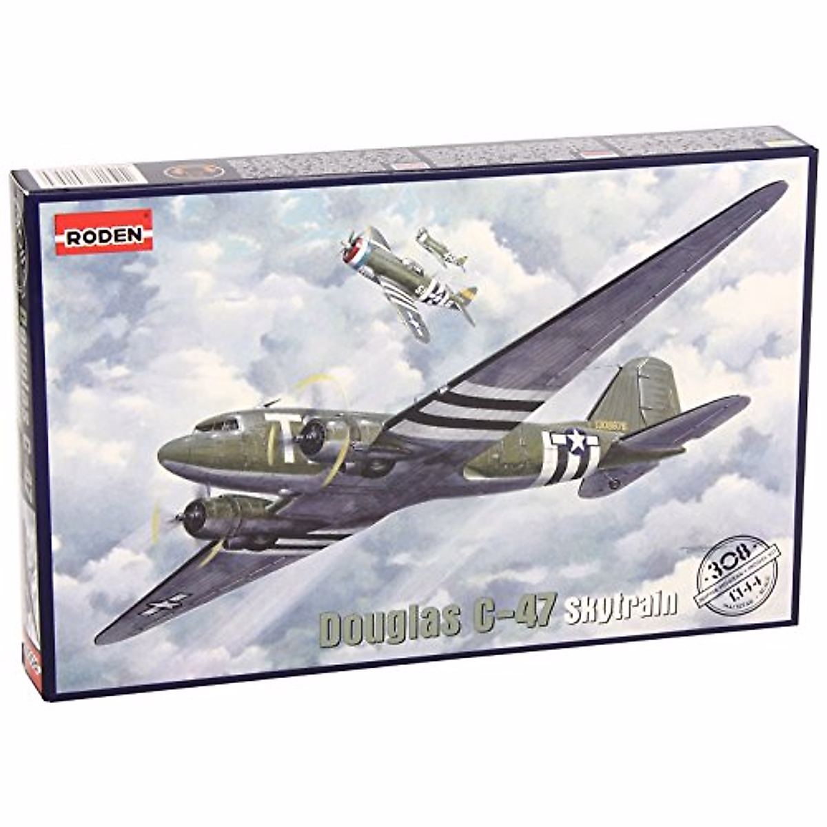 Roden Douglas C-47 Skytrain Airplane Model Building Kit