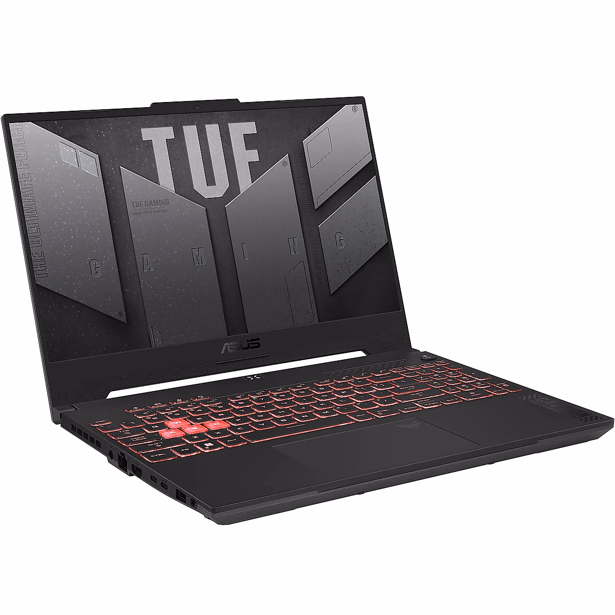 ASUS TUF Gaming A15 (2023) Gaming & Entertainment Laptop (AMD Ryzen 7 7735HS 8-Core, 64GB DDR5 4800MHz RAM, 2x2TB PCIe SSD RAID 1 (2TB), GeForce RTX 4050, 15.6" 144Hz Win 11 Pro) with USB-C Dock