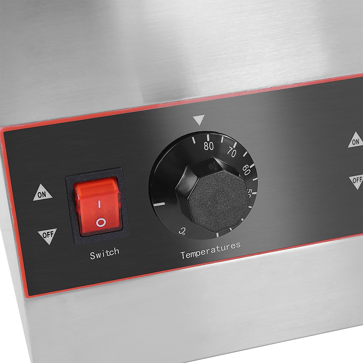 CRYBY 320W Electric Sauce Warmer, Chocolate Sauce Warmer Cheese Sauce Dispenser Warmer with 2 Squeeze Bottles, Hot Fudge Warmer Dispenser Jam Heat Preservation Machine, Single Bottle Capacity 0.14Gal