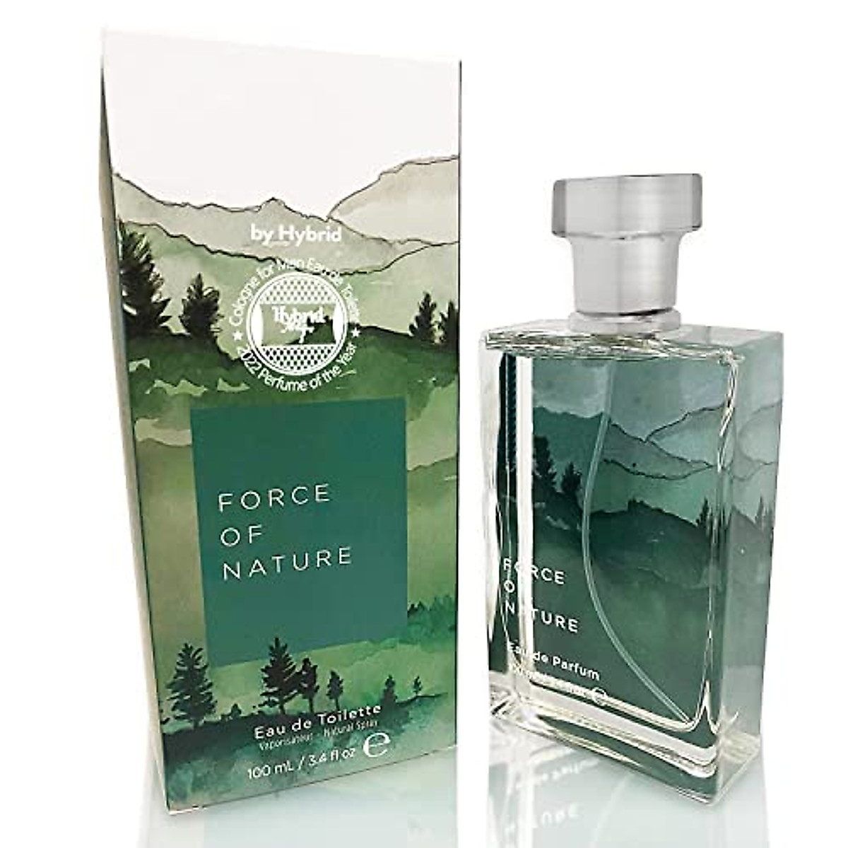 Hybrid Men’s Fragrance Force of Nature Eau de Toilette Spray 3.4 Fl oz
