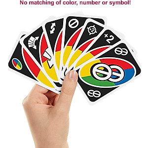 Mattel Games UNO All Wild Card Game for Family Night, Travel Game in Collectible Tin Where All Cards Are Wild, 2-10 Players (Amazon Exclusive)