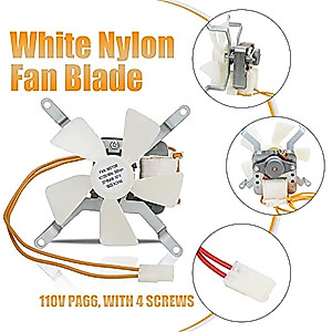 Hisencn Porcelain-Enameled Fire Burn Pot and Hot Rod Ignitor,Auger Motor,Grill Induction Fan Kit,Replacement Parts with Screws and Fuse for Pit Boss and Traeger Wood Pellet Grill