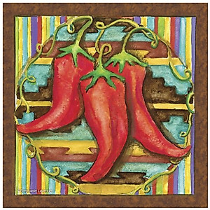 Thirstystone Occasions Trivet, Chilis, Multicolor