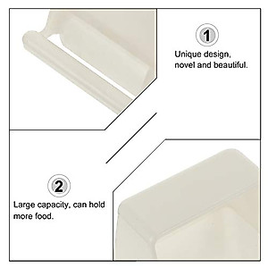 4pcs Bird Water Bowls Bird Feeding Cage Plastic Cups Large Bird Feeding Boxes for Parakeet Cockatiel Conure Lovebird Canary Budgie Macaw African Grey Small Animals Feeder Cockatoo Bird Food Bowl