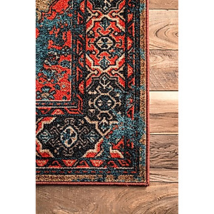 nuLOOM Lavonna Distressed Tribal Area Rug, 5' x 8', Multi