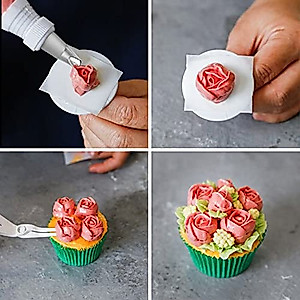 Leaf Piping Tips Set 7 Pieces Cake Decorating Tips Icing Piping Nozzles Set Decorating Kit