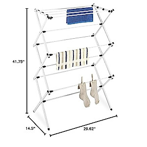 Whitmor Folding Drying Rack, White