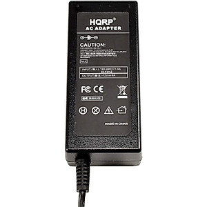 HQRP AC Adapter 110V to 12V 5Amp Converter Compatible with Winegard GM-1518 Carryout Automatic Portable Satellite TV Antenna, P-75 P-20 Koolatron Kool Kaddy 36 Quart Cooler Refrigerator Mini-Fridge