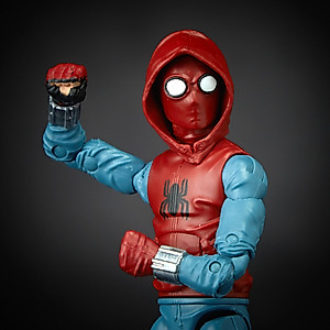 Marvel Legends Spider-Man Homecoming Movie Spider-Man (Homemade Suit) Action Figure (Build Vulture's Flight Gear), 6 Inches