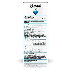 Nizoral A-D Anti-Dandruff Shampoo with Ketoconazole 1%, Dry Itchy Scalp Shampoo for Dandruff Control & Relief, 4 fl. oz