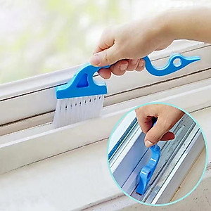 Gap Cleaning Brush Tool,7pcs Hand-held Groove Gap Cleaning Tools,Bathroom Kitchen Edge Corner Grout Cleaning Brushes, Sliding Door or Window Brush.