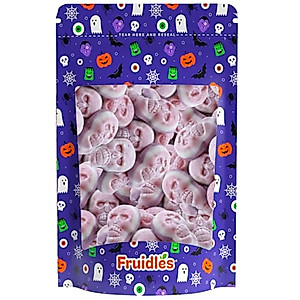 Fruidles Gummy Skulls Halloween Candy, Trick-Or-Treat Party Bag Fillers, Party Favor (Half-Pound