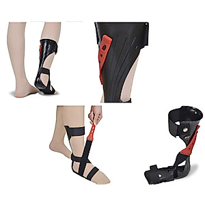 Ankle Brace - Ankle & Foot Orthosis Support for Drop Foot,Nerve Injury,Foot Position & Relieve Pressure - Adjustable AFO Brace,Right,S