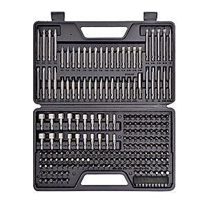 Jackson Palmer 218 Piece Ultimate Screwdriver Bit Set, High Grade Carbon Steel, Includes Hard-to-Find Security Bits