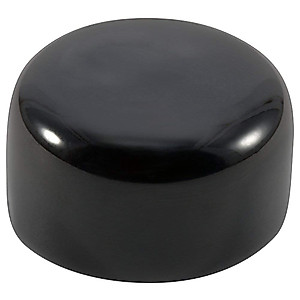 Caplugs VC500-8 VC Series – Round Vinyl Cap, 50 Pack, Black Plastic, 0.500" W x 0.500" L Protective Closures, Thread Protectors, Dust and Moisture Seals, Masking, Plating, Color Coding (99390157)