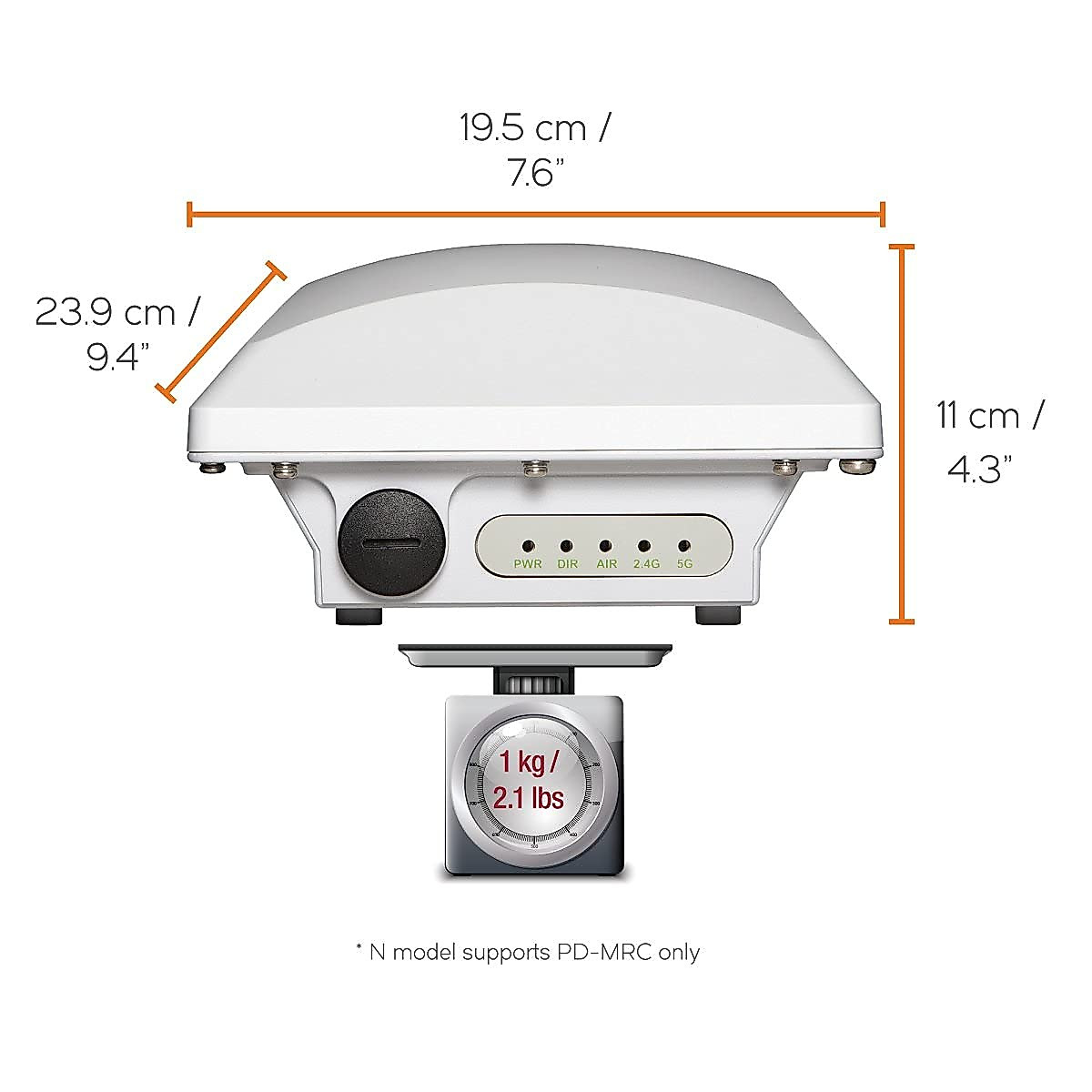Ruckus Zoneflex T301n Outdoor Access Point (802.11ac, Narrow Beam Antennas, Dual-Band 2.4GHz and 5GHz Antennas, Beamflex, Water and Dustproof POE) 901-T301-US61 (Renewed)