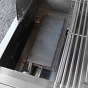 Blaze Grills BLZ-IRN 14,000 BTU Stainless Steel Ceramic Infrared Searing Burner Upgrade Accessory Part Replaces Left Side Burner of Blaze Gas Grills