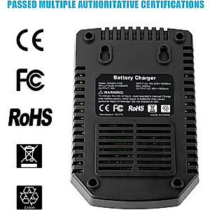 Powilling Replacement Charger Compatible with Greenworks 40V Battery Charger Lithium Ion 29482 29462 29472 2901319 2938302 BAF702 L-300 BAF704 BAF705 Compatible with 40V G-MAX Power Tools