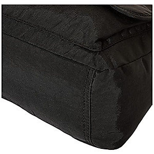 Kipling womens WomenÂ’s Aisling Bag, Lightweight Everyday Purse, Nylon Shoulder Crossbody Bag, Black Noir, 12 L x 8.87 H 4 D US