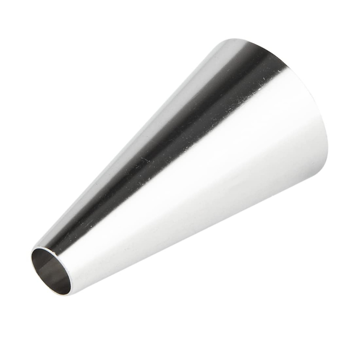 Restaurantware Pastry Tek Piping Tip 1 Round Round Tip For Icing - #10 Corrosion-Resistant Stainless Steel Icing Tip Dishwasher-Safe Decorate Cupcakes Cakes or Cookies