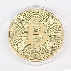 Bitcoin Challenge Coin Deluxe Collector's Set Featuring The Limited Edition Original Commemorative Tokens - 2 Pcs with Random Color and Design